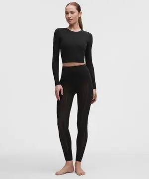 Lululemon Revealknit Pointelle Long-sleeve Shirt - Black