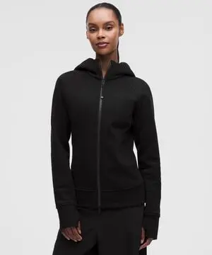 Lululemon Scuba Evolve Classic Full-zip Hoodie Black