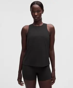 Lululemon Silky High-neck Yoga Tank Top Black