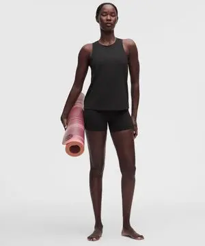 Lululemon Silky High-neck Yoga Tank Top - Black