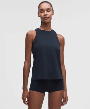 Lululemon Silky High-neck Yoga Tank Top - True Navy