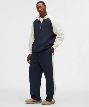 Lululemon Smooth Spacer Colourblock Pant - True Navy/light Ivory