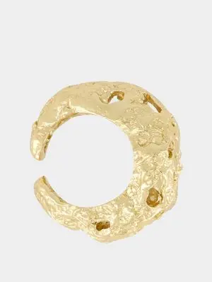 PAOLA SIGHINOLFI 18k -plated Pewter Sculptural Ring