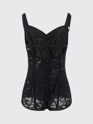 Dolce & Gabbana V-neck Lace Corset Top