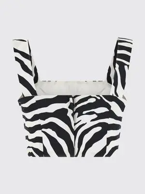 Dolce & Gabbana Zebra Print Cropped Top