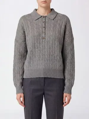 Polo Ralph Lauren Cable Knit Polo Shirt - Grey