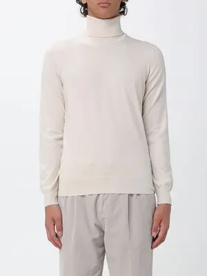 Brunello Cucinelli Slim Fit Wool Blend Turtleneck Jumper - White