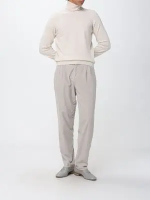 Brunello Cucinelli Slim Fit Wool Blend Turtleneck Jumper - White