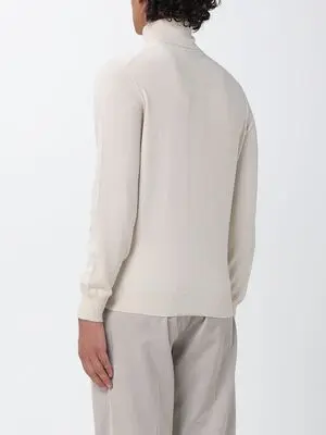 Brunello Cucinelli Slim Fit Wool Blend Turtleneck Jumper - White