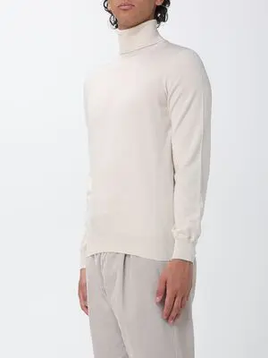 Brunello Cucinelli Slim Fit Wool Blend Turtleneck Jumper - White