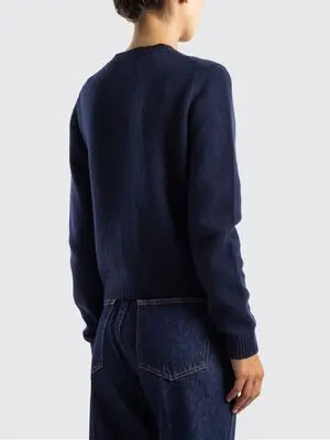 Khaite Pure Cashmere Crewneck Jumper With Ribbed Trims