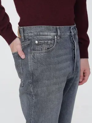 Brunello Cucinelli Five-pocket Straight Fit Jeans In Stretch Denim
