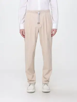 Brunello Cucinelli Velvet Drawstring Jogger Trousers - Beige