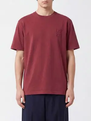 Dsquared2 Cotton T-shirt With Padded Shoulders And Crew Neck - Wine