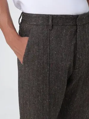 Dsquared2 Chevron Wool-blend Wide-leg Tailored Trousers