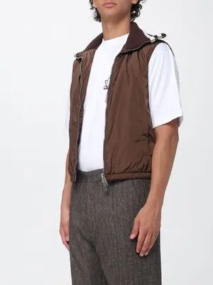 Dsquared2 Padded Technical Nylon Gilet With Contrast Trims