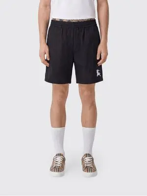 Burberry Nylon Jogging Shorts With Elasticated Waist