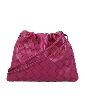 BOTTEGA VENETA BOTTEGA VENETA Mini Intrecciato Leather Dustbag With Drawstring And Gold-Tone Hardware