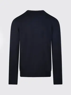 ROBERTO COLLINA Crewneck Long-sleeved Jumper In Fine Merino Wool
