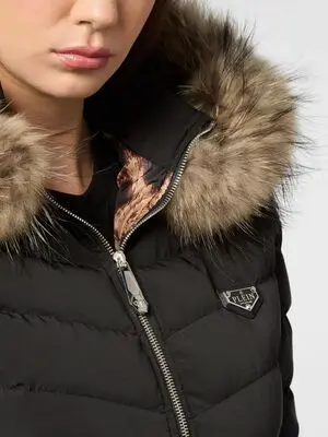 Philipp Plein Padded Jacket With Fur Hood