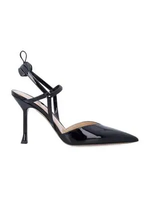 Fendi Pointed-toe Slingback Stiletto Pump - Nero