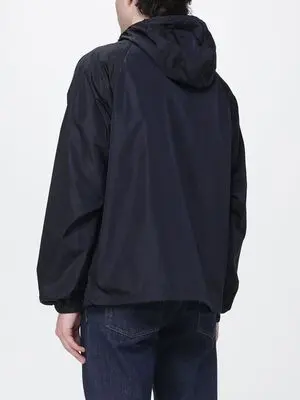 Burberry Lightweight Nylon Hooded Windbreaker Jacket With Ekd Logo