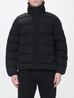 C.P. COMPANY Quilted Nylon High Neck Short Puffer Jacket