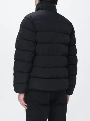 C.P. COMPANY Quilted Nylon High Neck Short Puffer Jacket