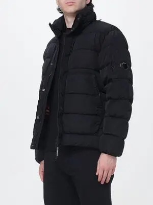C.P. COMPANY Quilted Nylon High Neck Short Puffer Jacket
