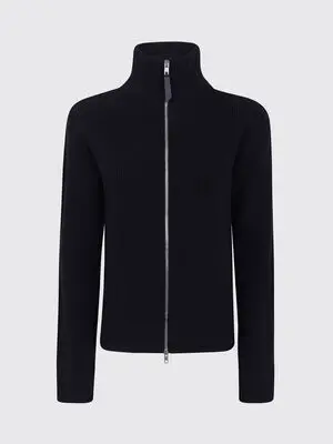 MAISON MARGIELA Wool And Cotton Blend Zip-up Turtleneck Cardigan