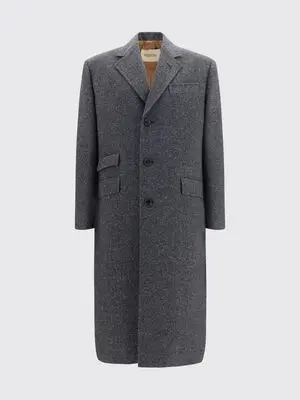 Valentino Garavani Single-breasted Long Coat In Merino Wool