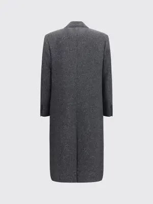 Valentino Garavani Single-breasted Long Coat In Merino Wool