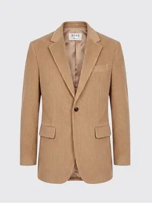 RÓHE Single-breasted Cotton Velvet Blazer
