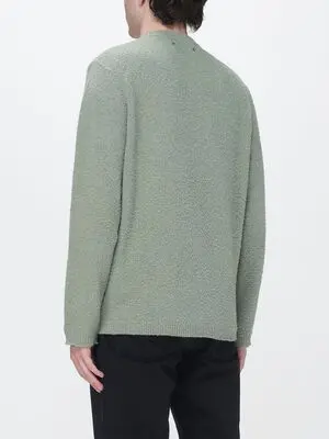 GOLDEN GOOSE Pure Virgin Wool Crewneck Jumper With Ribbed Trims