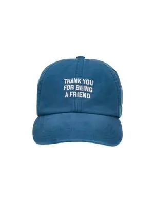 AMI Paris Embroidered Logo Baseball Cap - Blue
