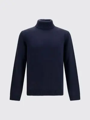 ROBERTO COLLINA Pure Wool Ribbed Turtleneck Jumper