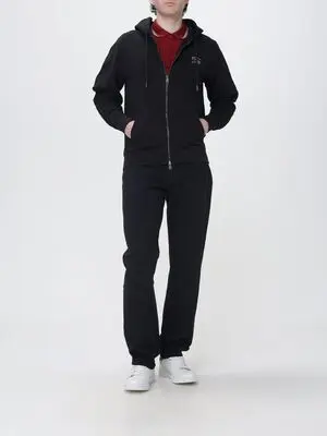 Burberry Cotton Zip-up Hoodie With Ekd Logo