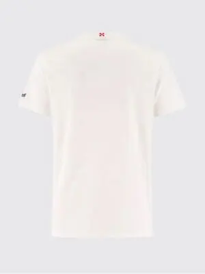 MC2 SAINT BARTH Crewneck T-shirt In Cotton With Graphic And Slogan Print