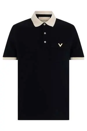 Valentino Garavani Logo Polos For Men