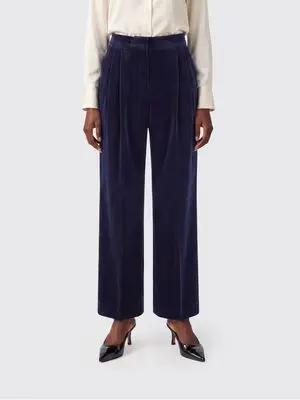 JIL SANDER Wide-leg Pleated Velvet Tailored Trousers