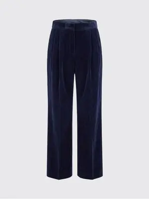 JIL SANDER Wide-leg Pleated Velvet Tailored Trousers