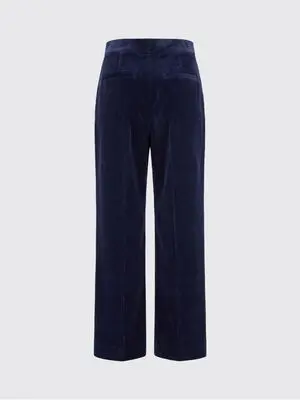 JIL SANDER Wide-leg Pleated Velvet Tailored Trousers