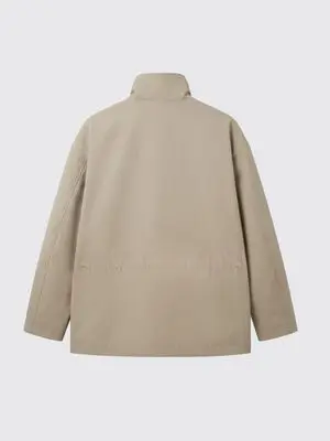 JIL SANDER Short Technical Fabric Parka With High Collar And Patch Pockets