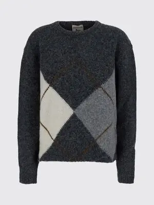SEMICOUTURE Argyle Knit Sweater - Brown