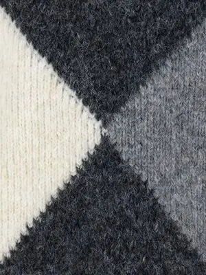 SEMICOUTURE Argyle Knit Sweater - Brown