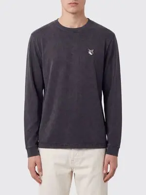 Maison Kitsuné Chillax Fox Patch Organic Cotton Long-sleeved T-shirt