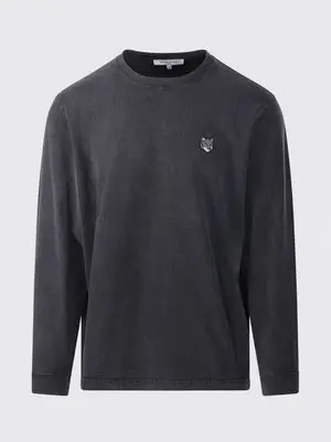 Maison Kitsuné Chillax Fox Patch Organic Cotton Long-sleeved T-shirt
