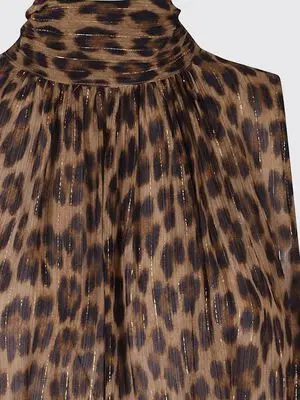 SEMICOUTURE Silk-blend Blouse - Brown
