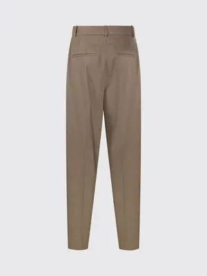 RÓHE High-waisted Striped Wool Blend Straight Trousers