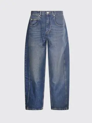 Isabel Marant Étoile Oriane High-waisted Baggy Jeans In Cotton Denim